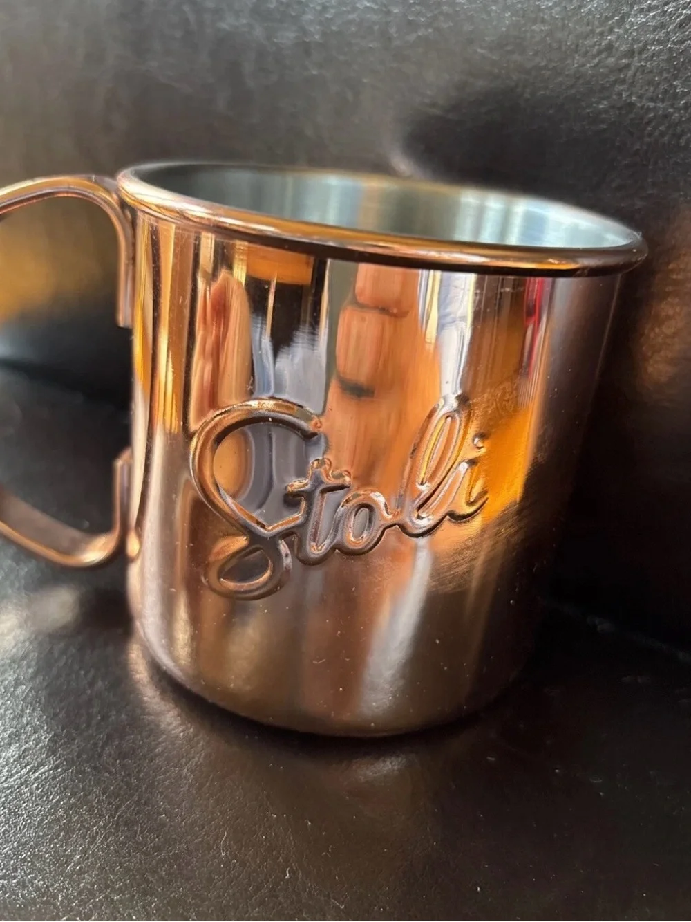 Stoli | Dining | Stoli Vodka 2 Oz Stainless Copper Moscow Mule Mug ...